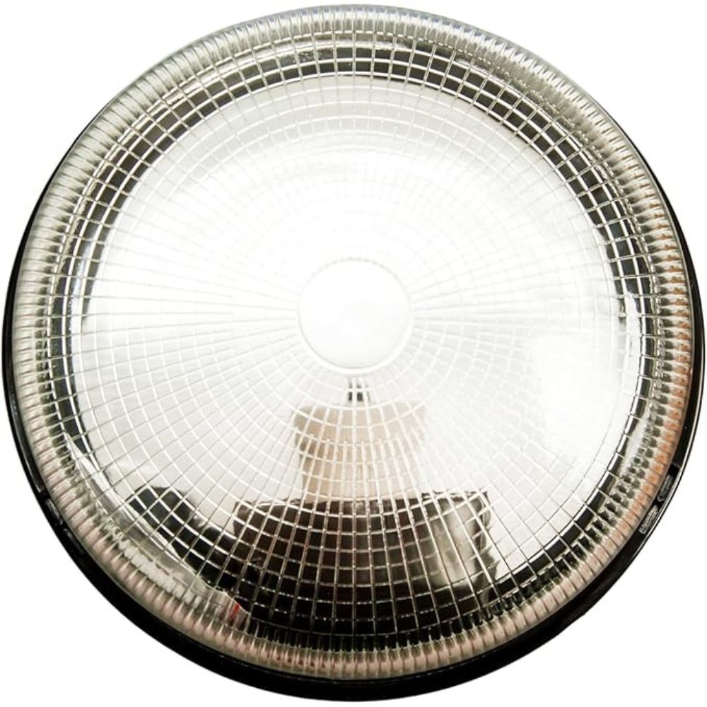 Powerup Bulkhead 100W Round Glass Black PPT5936 - Gimme Now